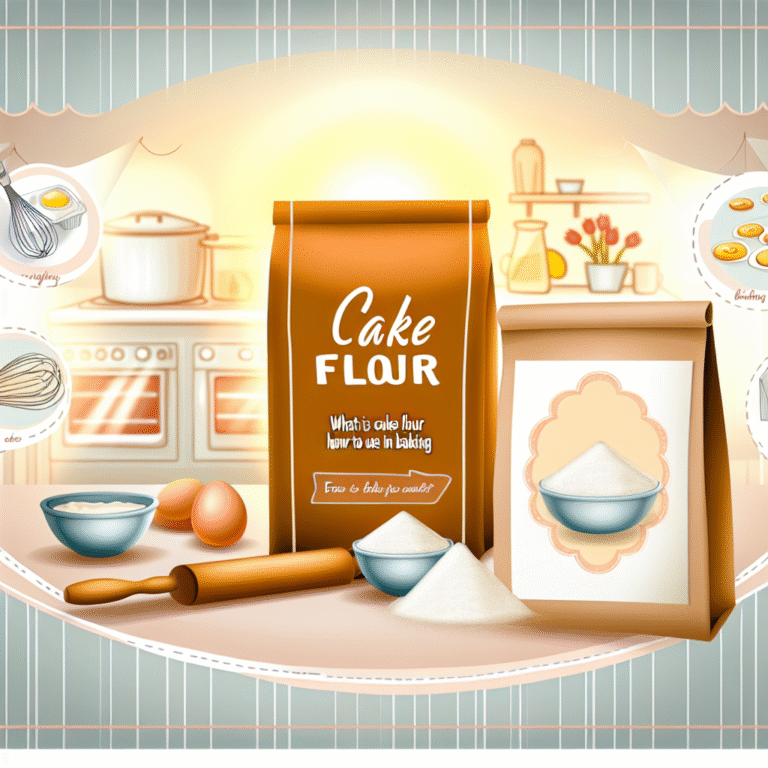What is cake flour and how to use it in baking